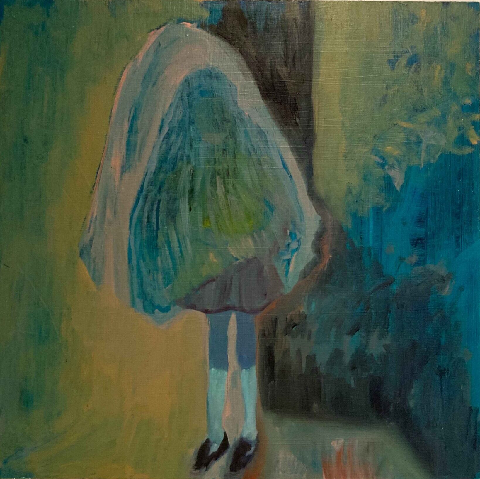 untitled, oil on wood panel, 40 x 40cm, 2020_11zon - Procreate Project